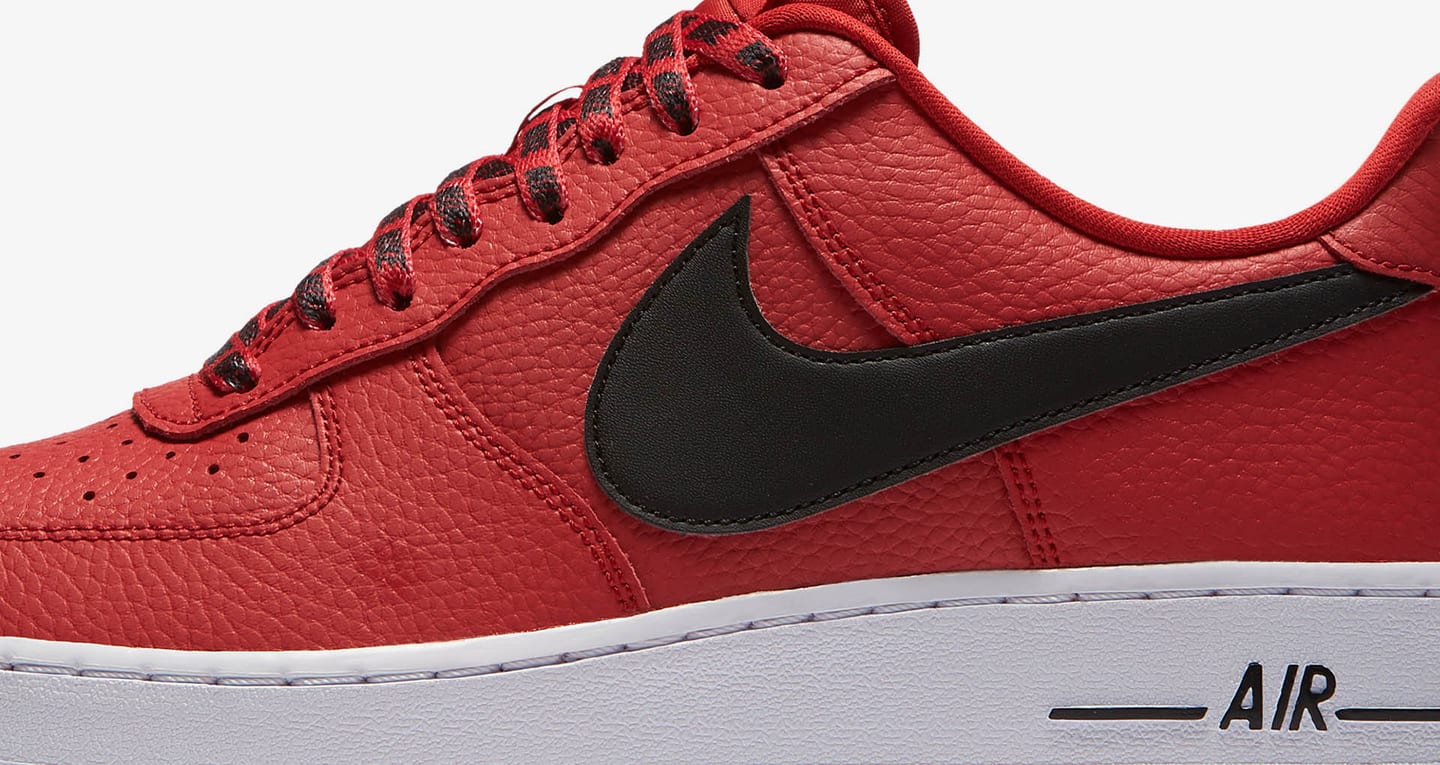 Nike AF-1 Low NBA 'University Red & Black & White' Release Date. Nike SNKRS