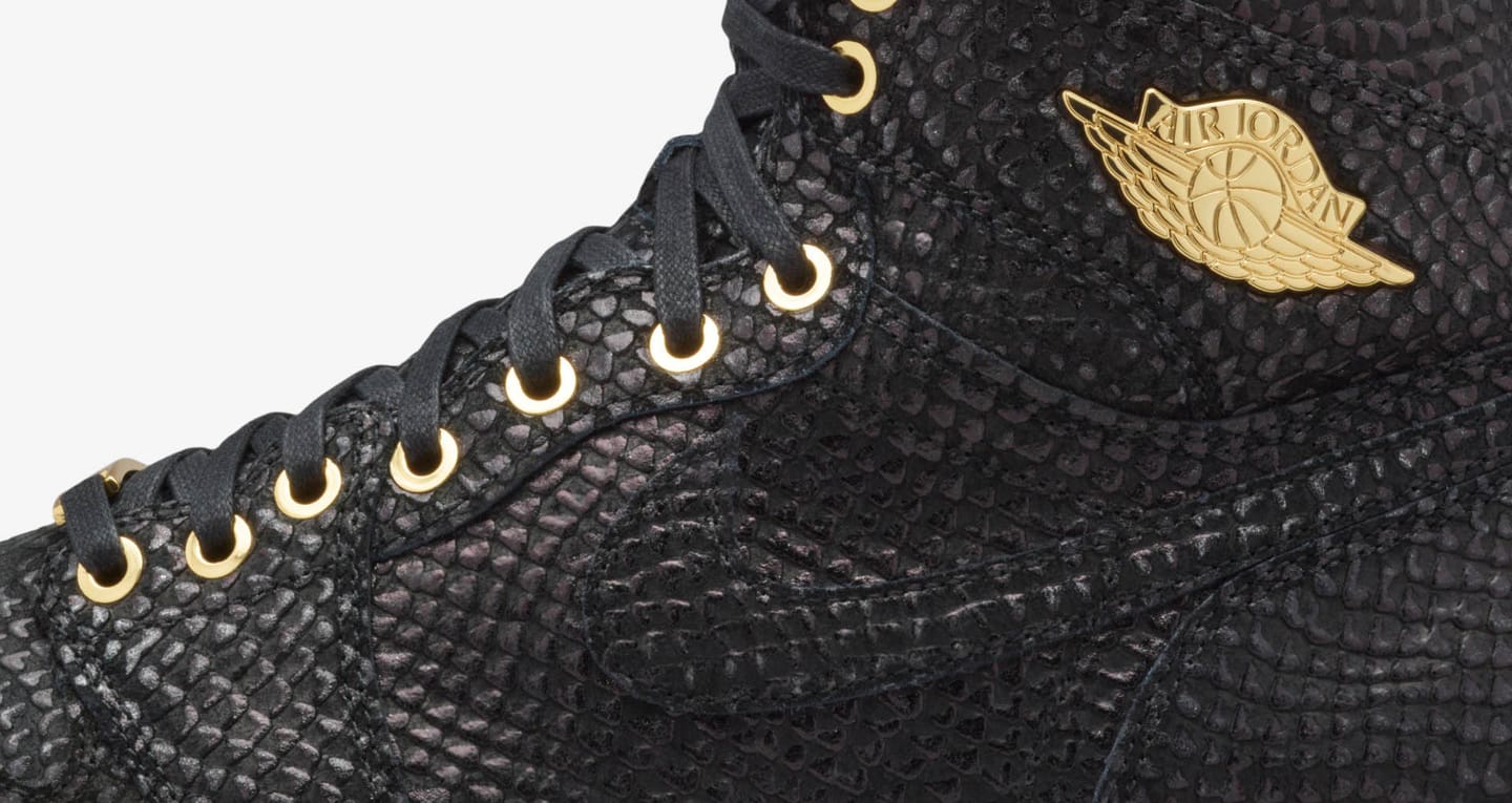 Air Jordan 1 Retro Pinnacle "Black & Metallic Gold" - Ημερομηνία ...