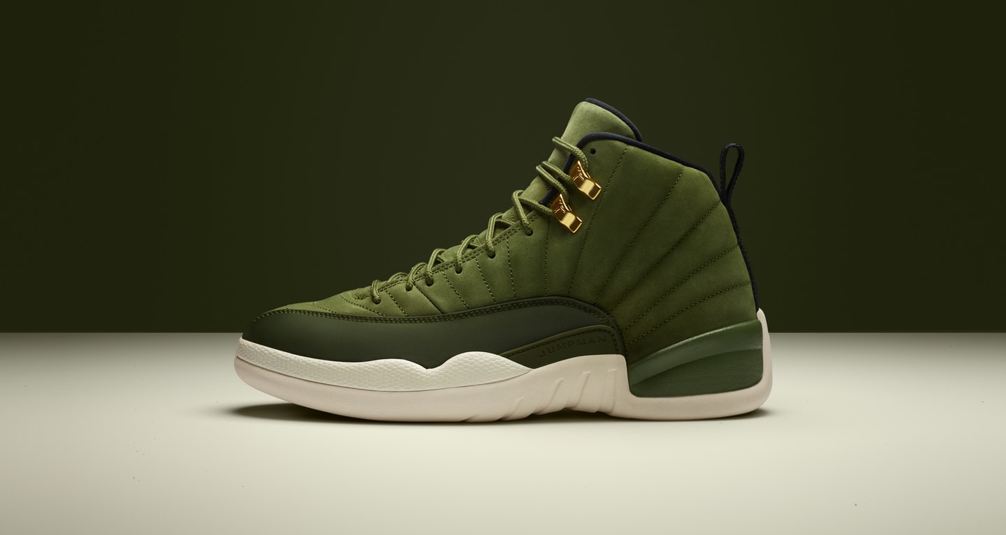 Air Jordan 12 Retro 'Olive Canvas & Metallic Gold' Release Date. Nike SNKRS