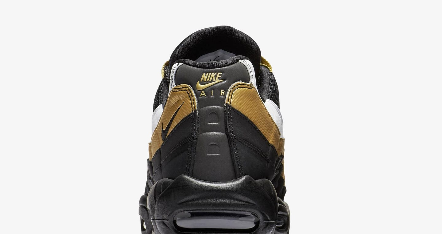 Air Max 95 OG 'Black & Metallic Gold & White' Release Date. Nike SNKRS