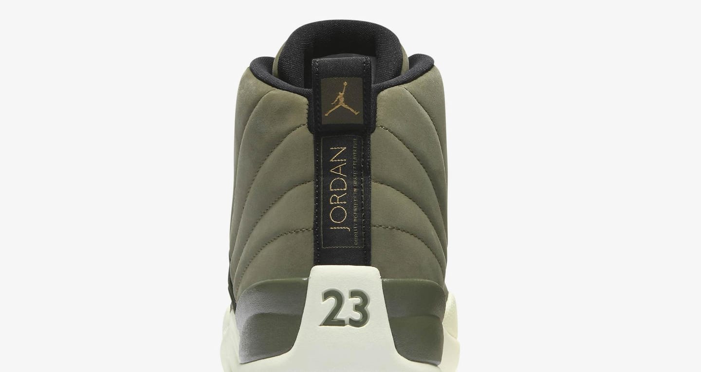 Air Jordan 12 Retro „Olive Canvas and Metallic Gold” – data premiery ... Air Jordan 12 Retro „Olive Canvas and Metallic Gold” – data premiery ...
