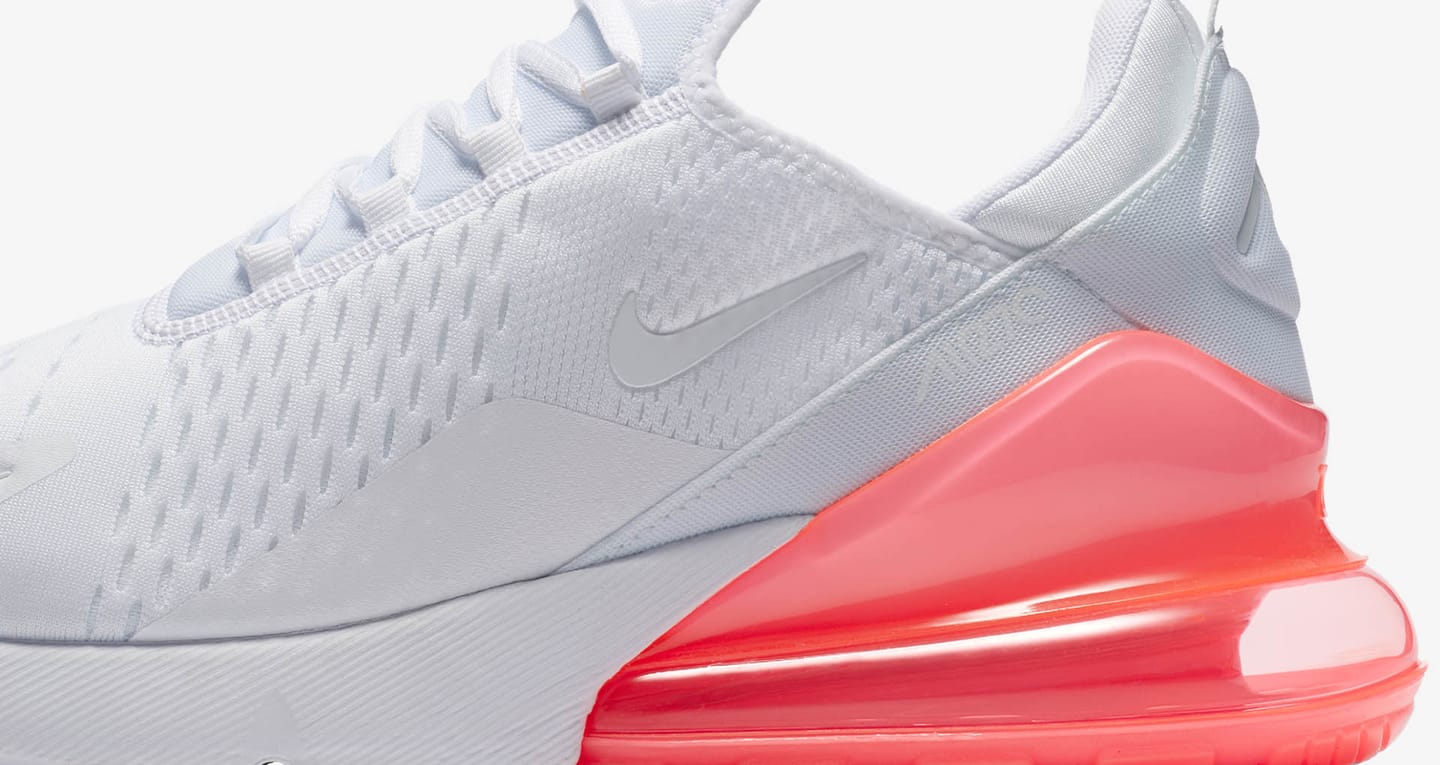 Nike Air Max 270 White Pack 'Hot Punch' Release Date. Nike SNKRS