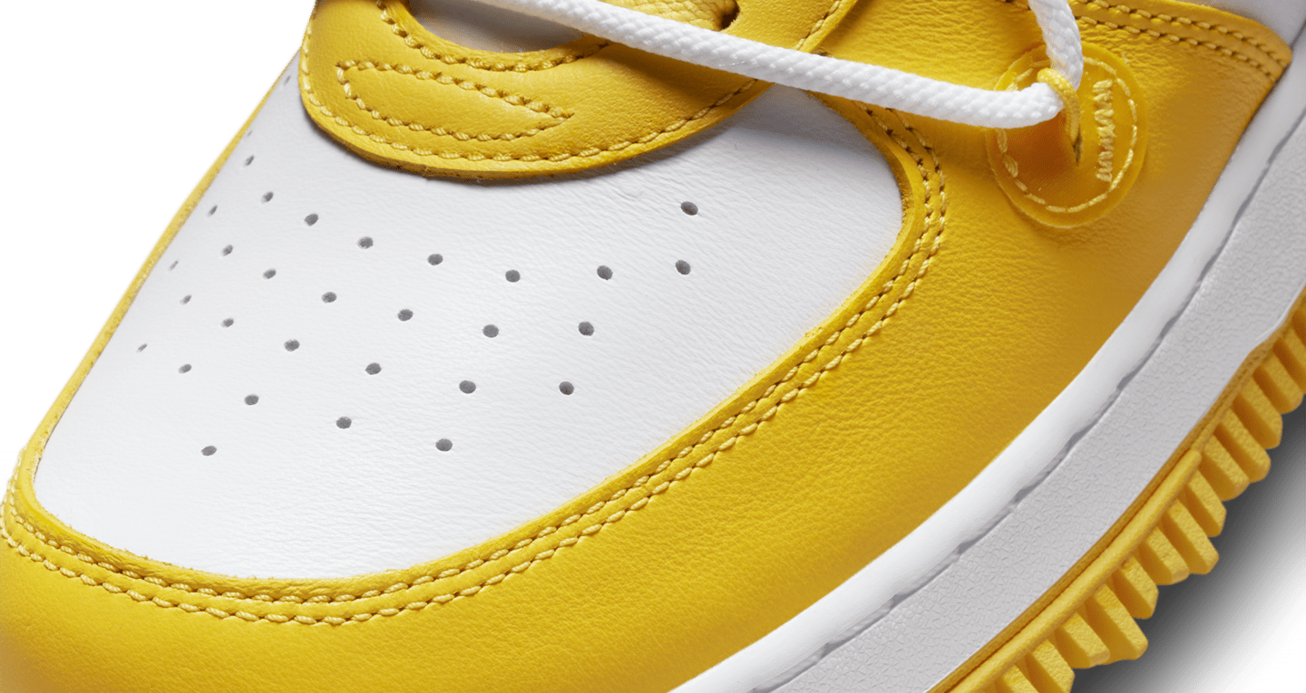 Air Force 1 Mid x Off-White™ 'White and Varsity Maize' (DR0500-101 ...