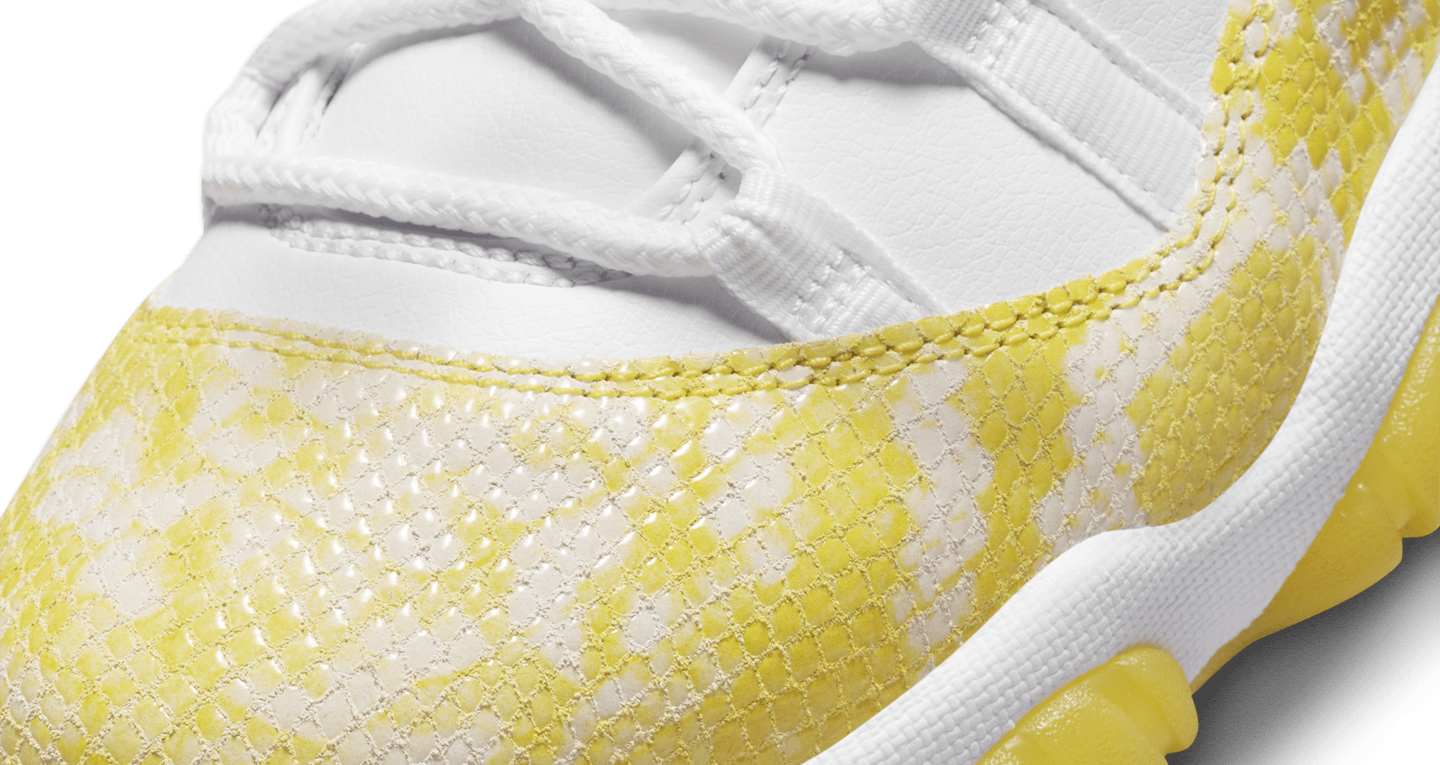 Damskie Air Jordan 11 „Yellow Snakeskin” (580522-107). Nike SNKRS