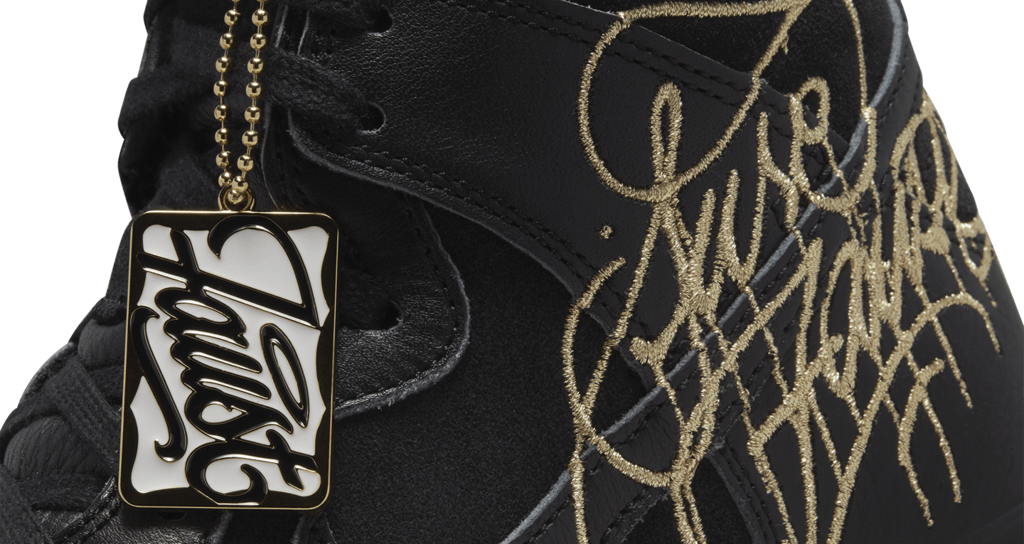 SB Dunk High x FAUST 'Black and Metallic Gold' (DH7755-001) Release ...