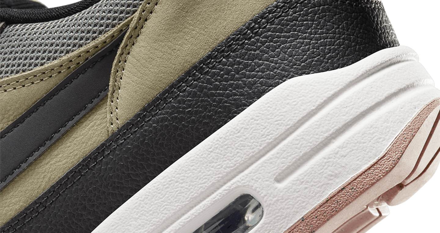 Air Max 1 'Neutral Olive and Black' (FB9660-003) release date. Nike SNKRS
