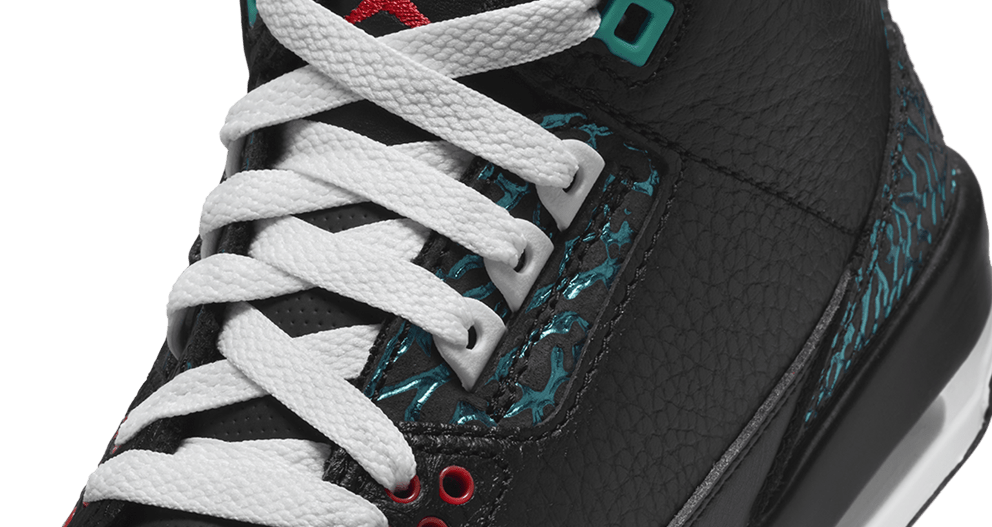 Air Jordan 3 'Black and Hyper Jade' (FV5437-001) release date. Nike SNKRS
