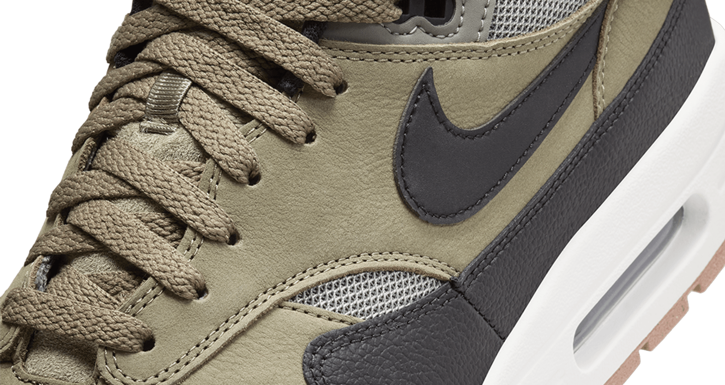 Air Max 1 'Neutral Olive and Black' (FB9660-003) release date. Nike SNKRS