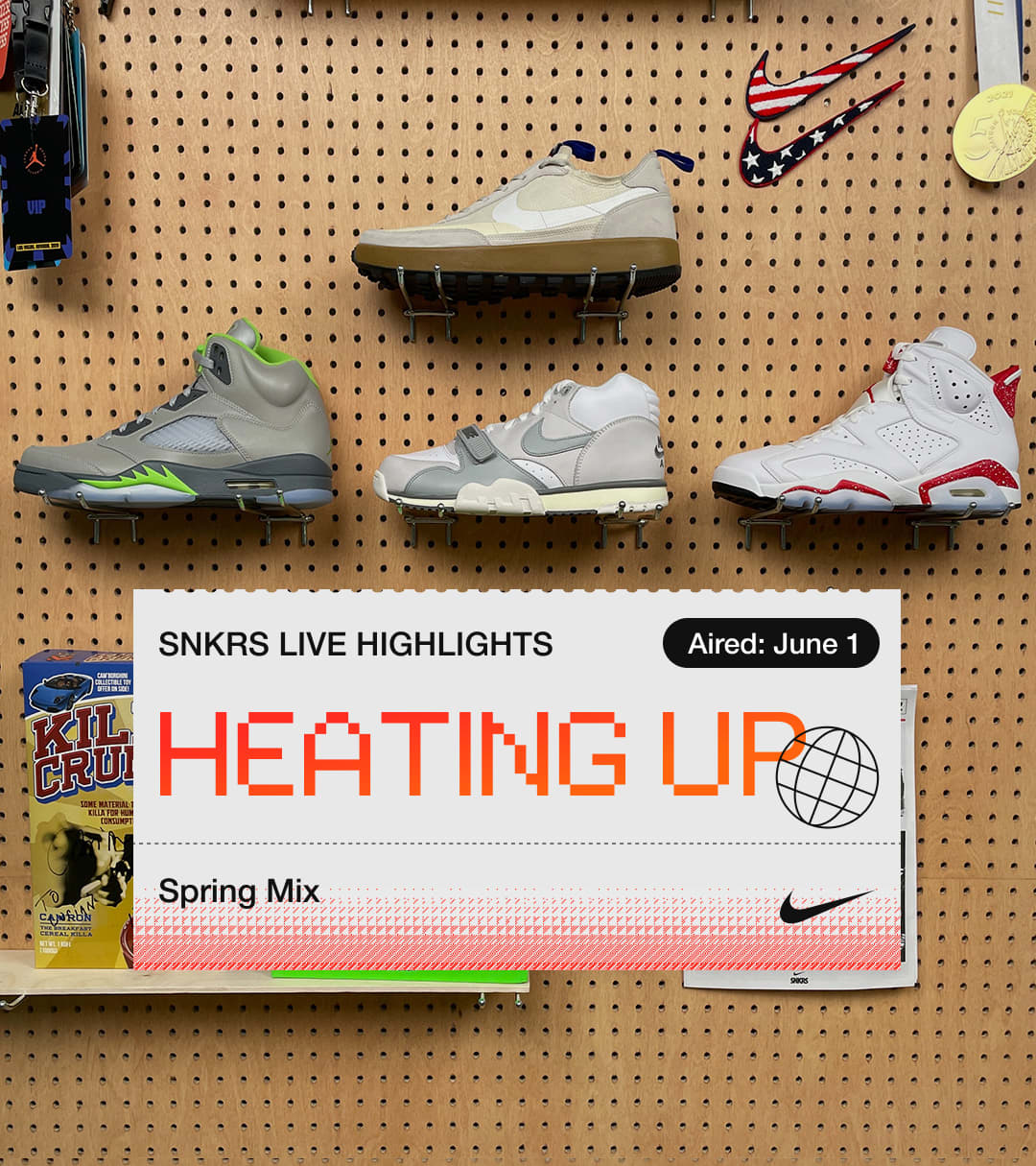 SNKRS Live Highlights: Heating Up – 01/06/2022. Nike SNKRS