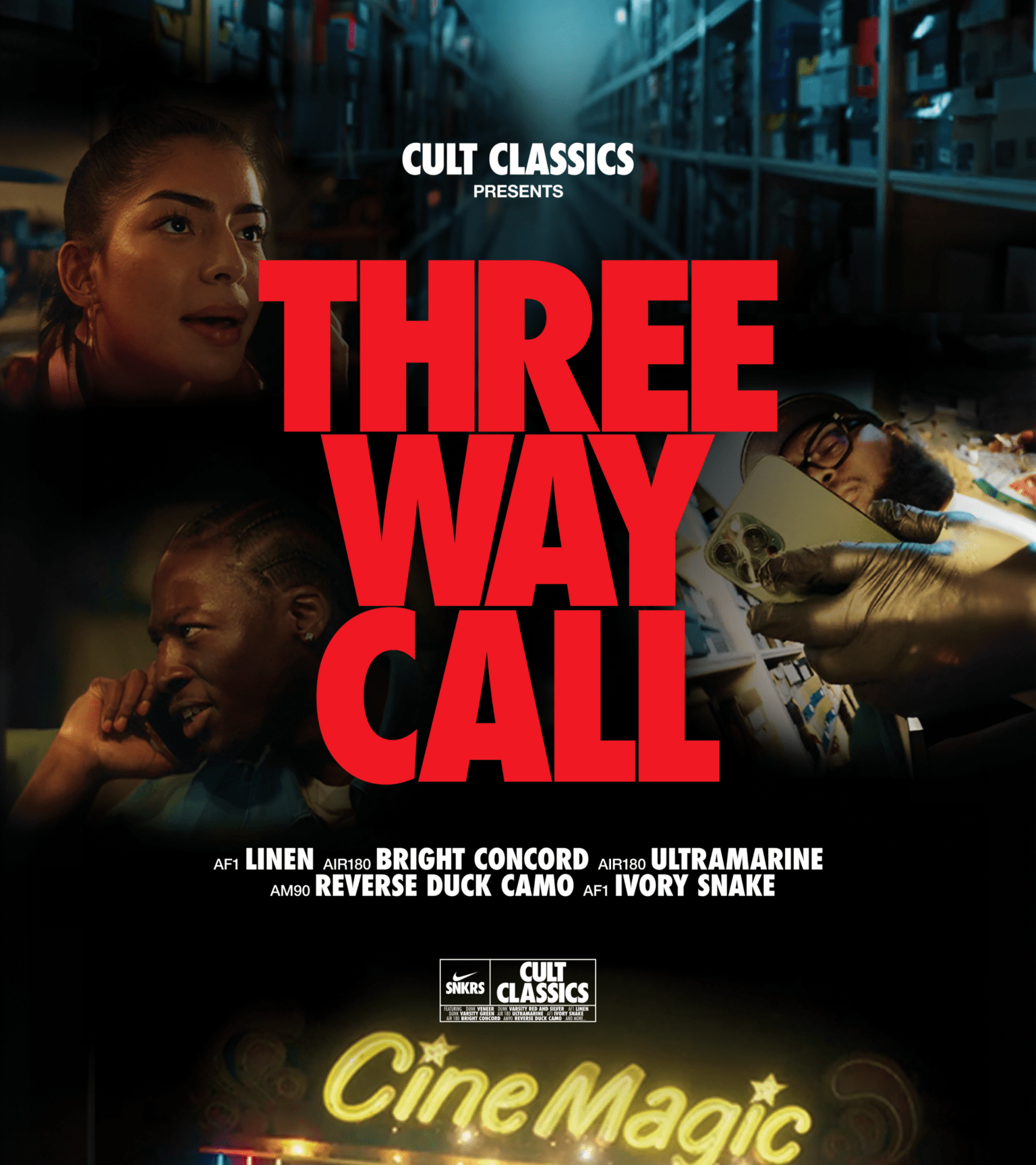 Cult Classics presents … Three Way Call. Nike SNKRS