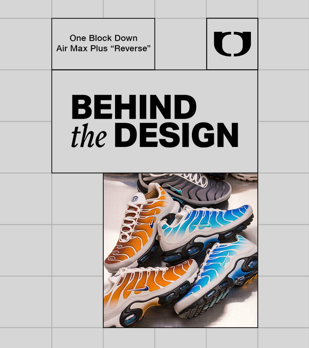 Behind The Design: One Block Down x Air Max Plus „Reverse”. Nike SNKRS