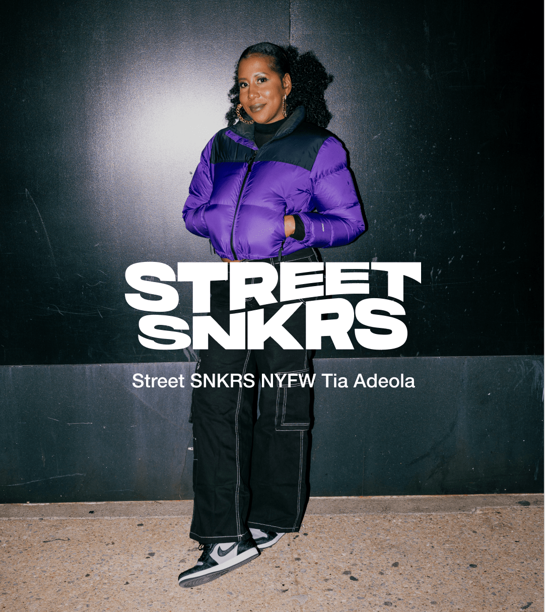 Street SNKRS: NYFW Tia Adeola Show. Nike SNKRS