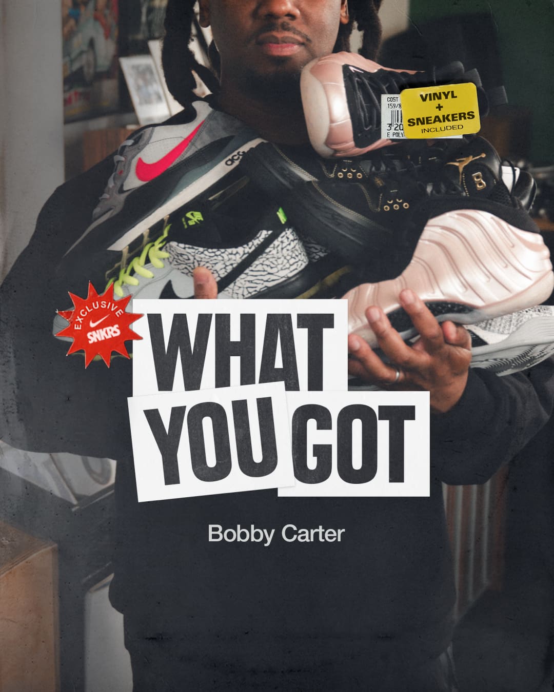 Echa una mirada a What You Got: Bobby Carter. Nike SNKRS