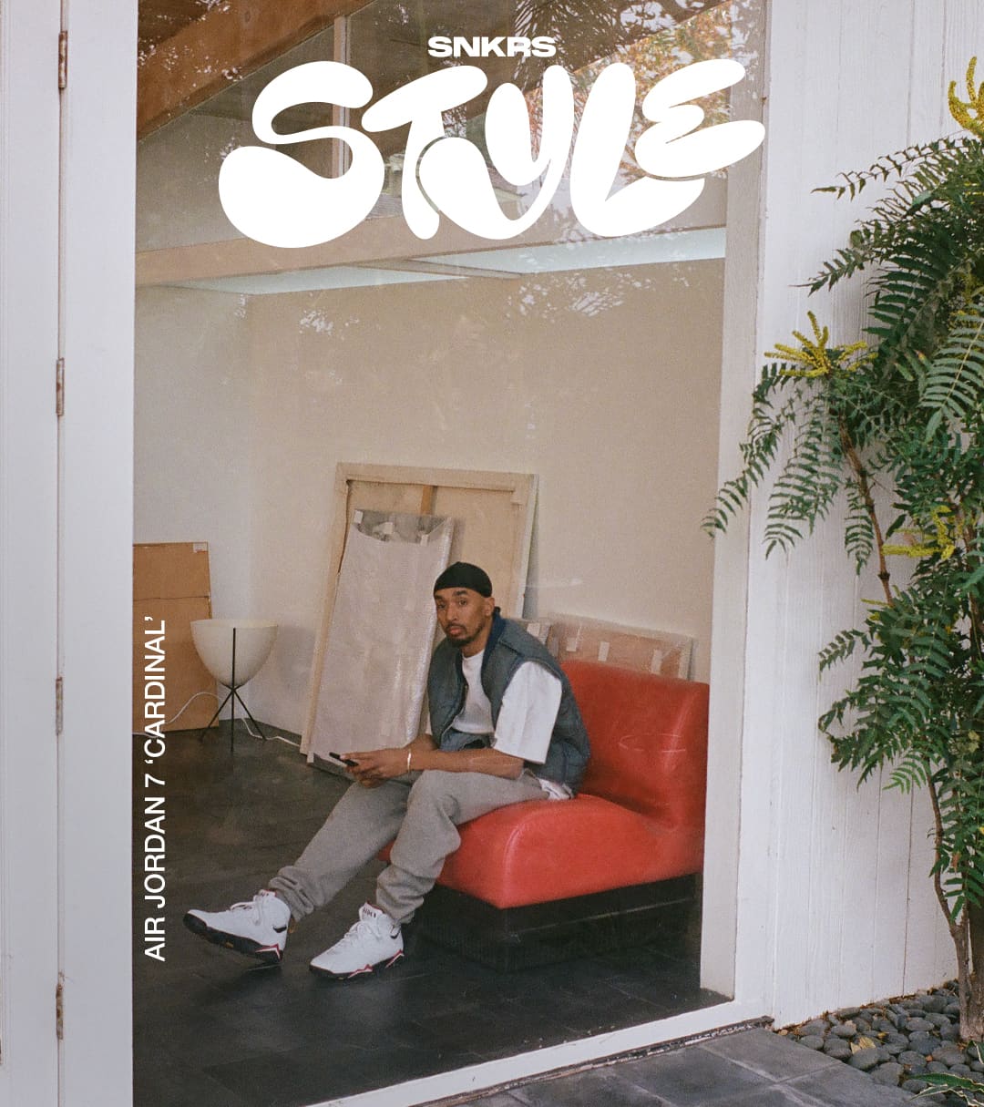SNKRS Style: Air Jordan 7 'Cardinal'. Nike SNKRS