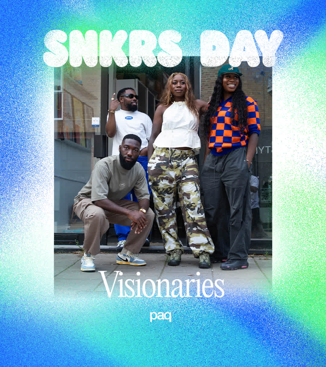 Visionaries: paq - SNKRS Day. Nike SNKRS