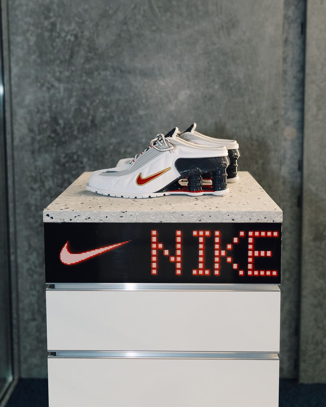 On the Ground: Martine Rose Shox MR4 x Slam Jam. Nike SNKRS