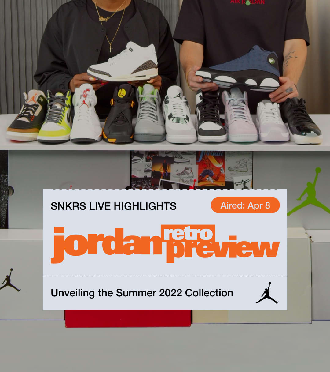 SNKRS Live Highlights: Jordan Retro Preview — Summer 2022 Collection ...