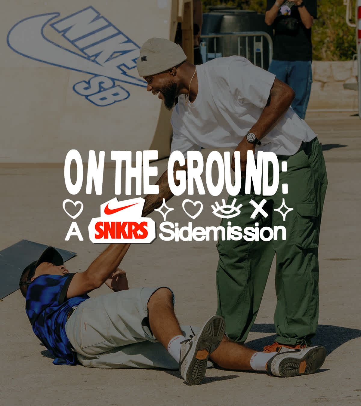 On the Ground : la sidemission SNKRS. Nike SNKRS