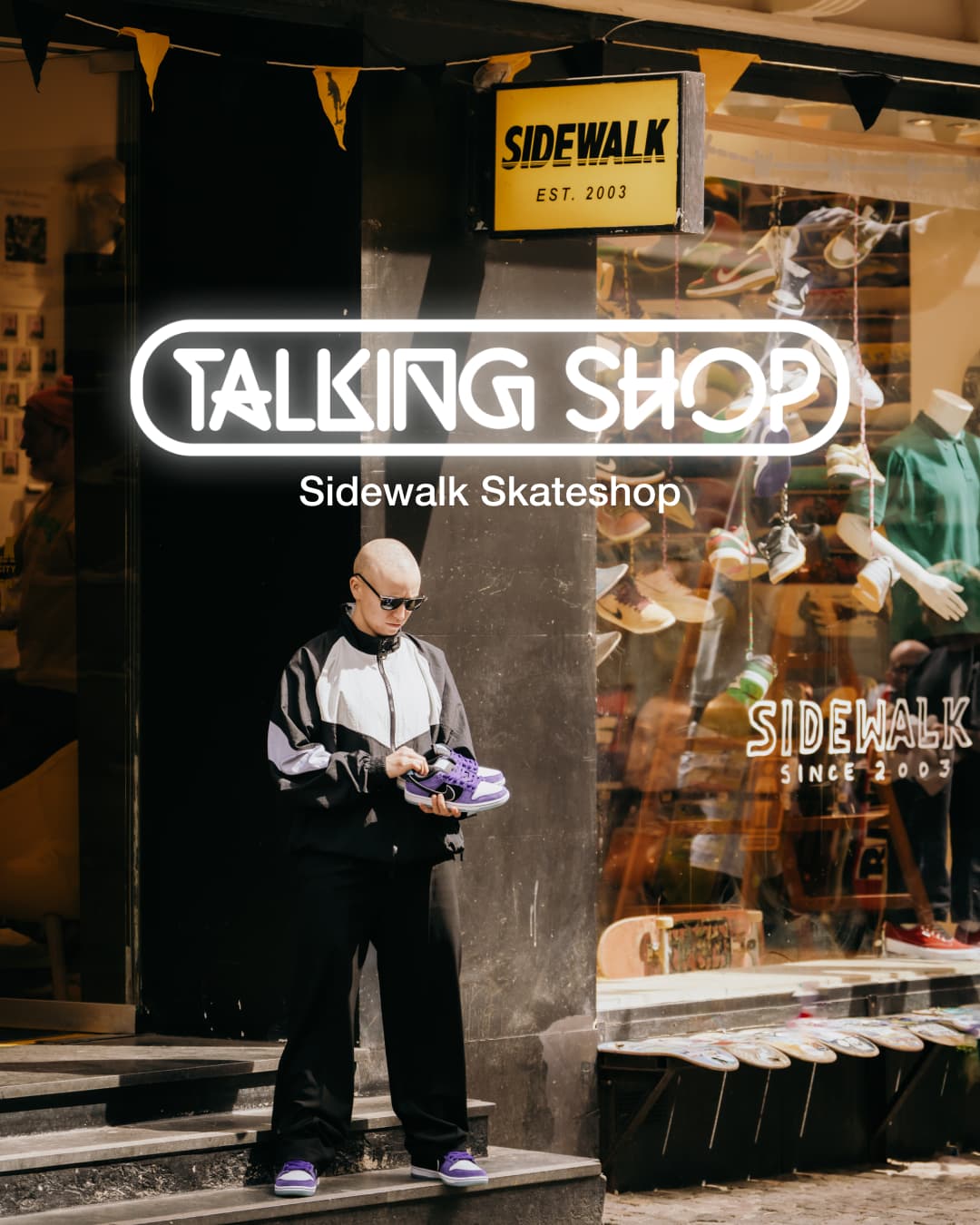 Talking Shop Sidewalk. Nike SNKRS