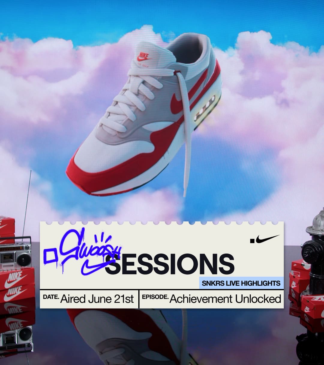 SNKRS Live Highlights: .SWOOSH Sessions #5 - Achievement Unlocked. Nike ...