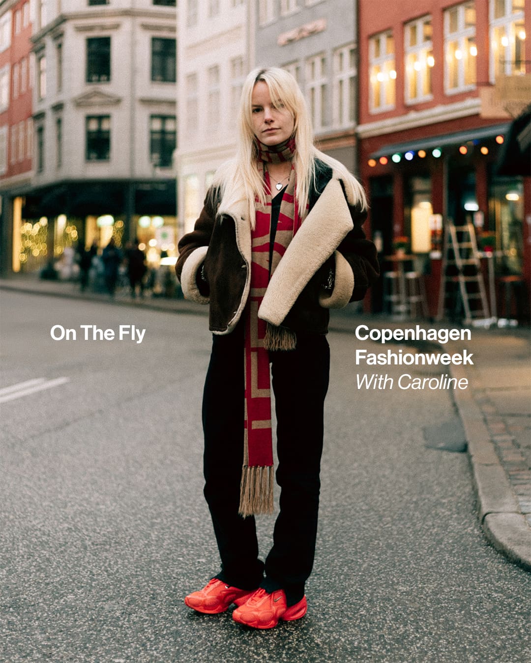 On the Fly Copenhagen Fashionweek with Caroline Gudmandsen. Nike SNKRS