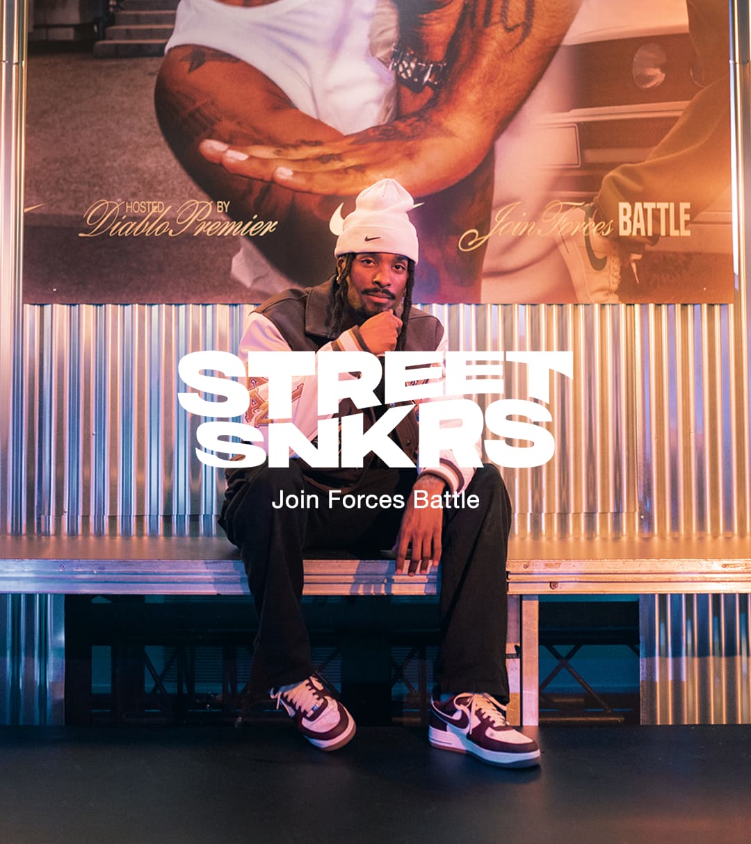 Street SNKRS: Join Forces Battle. Nike SNKRS