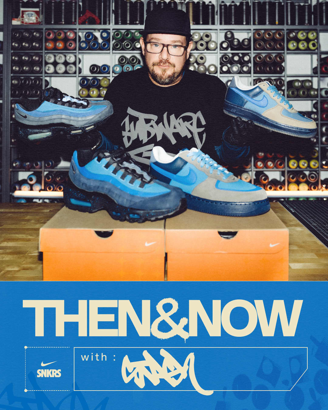 Then & Now with Stash. Nike SNKRS