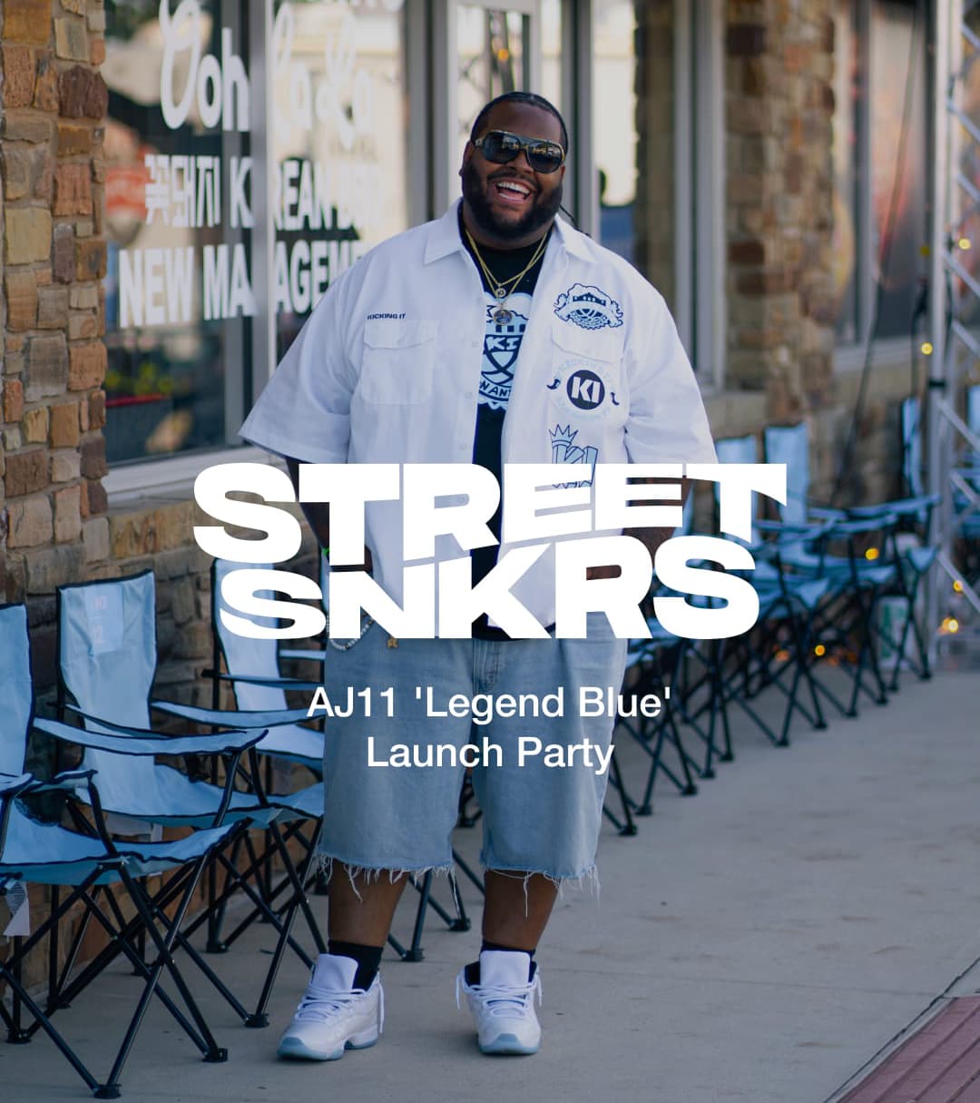 Street SNKRS: AJ11 'Legend Blue' Launch Party. Nike SNKRS