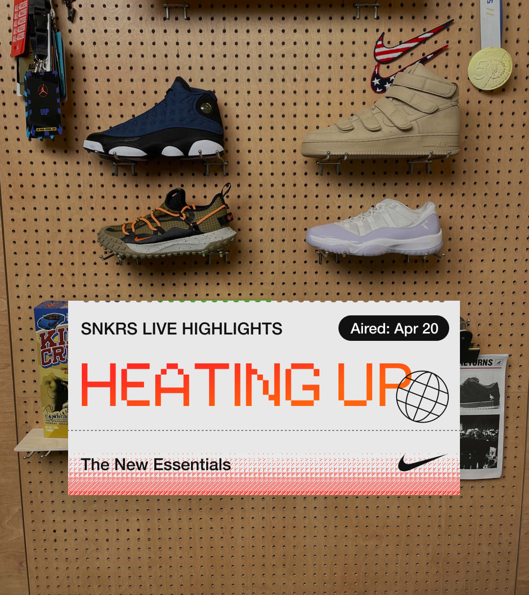 Temps forts SNKRS Live : Heating Up — 20/04/2022. Nike SNKRS