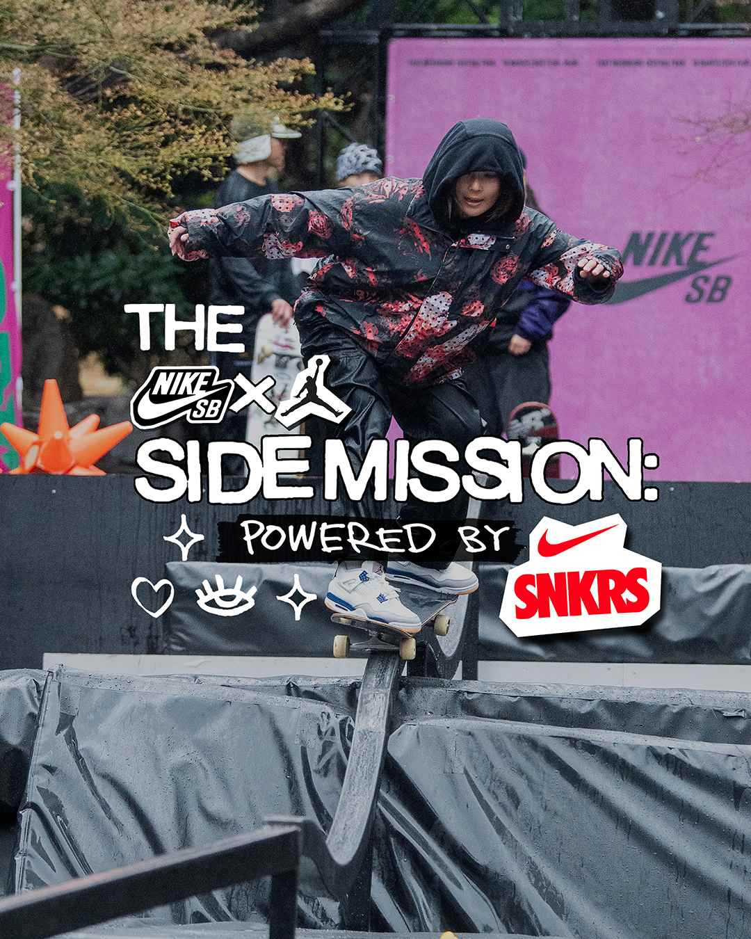 [Official NIKE] Nike SB x Air Jordan 4 - KASSO Side Mission. Nike SNKRS