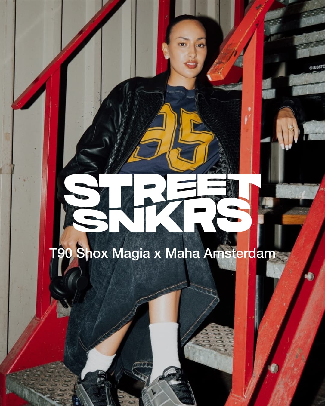 Street SNKRS: Maha Amsterdam x T90 Shox Magia Launch Event . Nike SNKRS