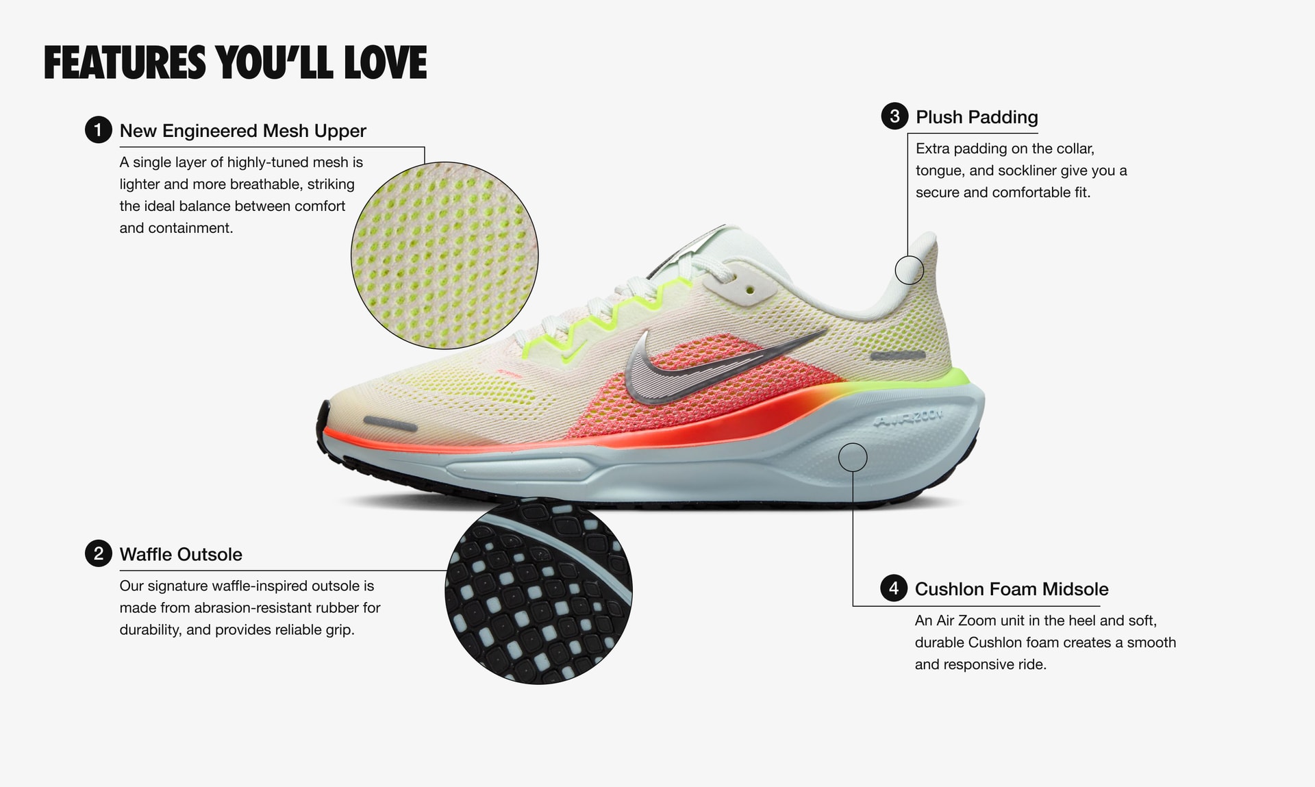 Nike Pegasus 41 Big Kids' Road Running Shoes. Nike.com