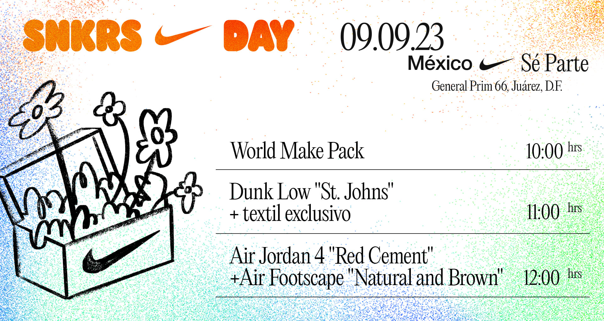 Anuncio del SNKRS Day 2023. Nike SNKRS MX