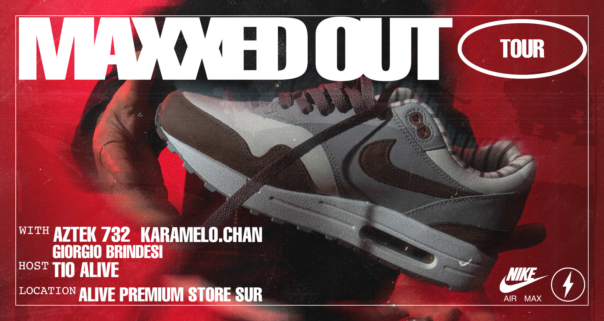 Evento especial de Air Max en Alive. Nike SNKRS MX