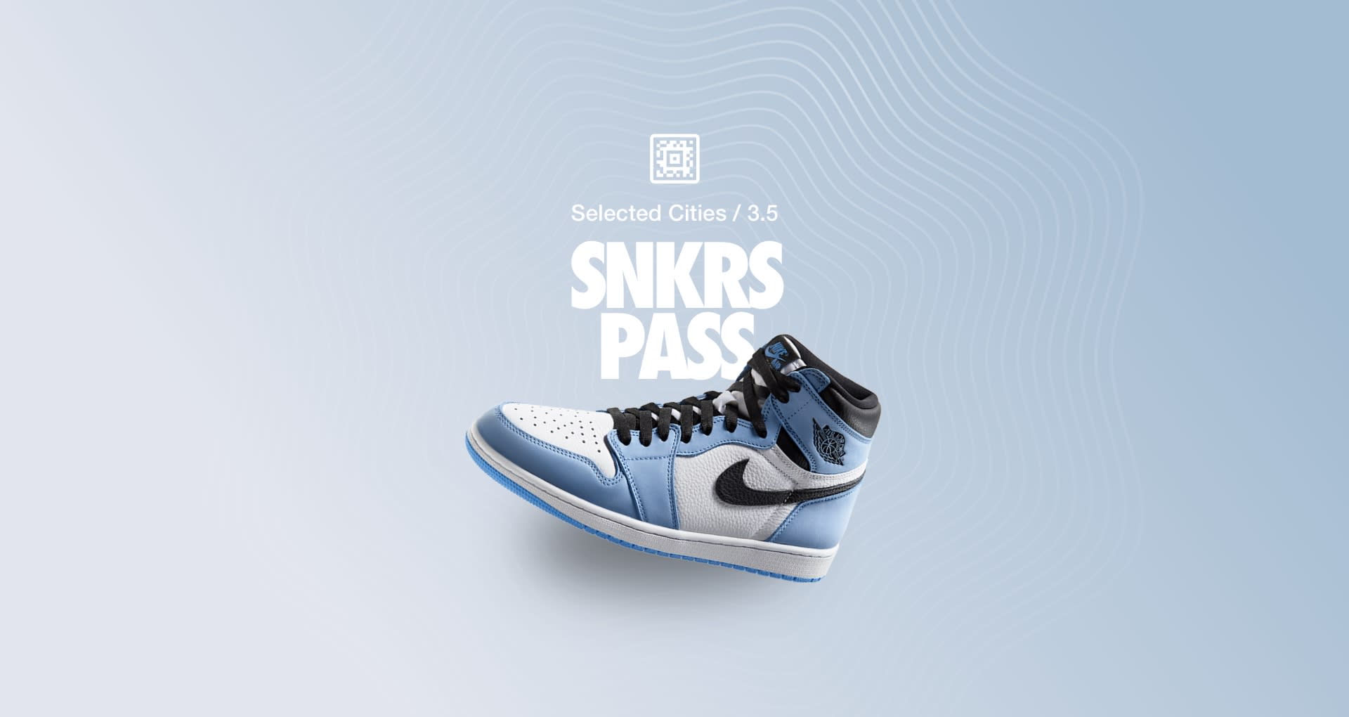 【NIKE公式】SNKRS PASS エア ジョーダン 1 'University Blue' (AJ1 UNIVERSITY BLUE 555088-134). Nike SNKRS JP
