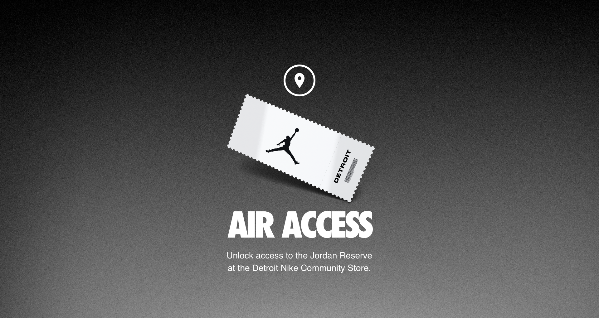 Air Access: Jordan Reserve Detroit. Nike SNKRS