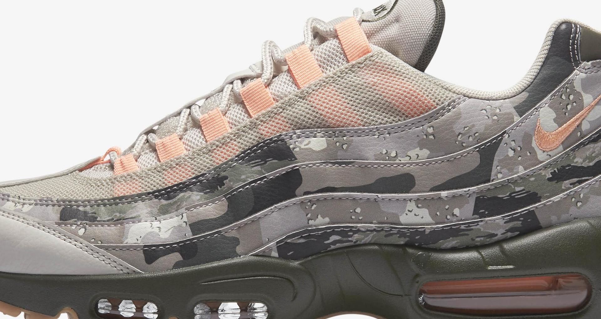 Nike Air Max 95 'Cargo Khaki & Sunset Tint' Release Date. Nike SNKRS