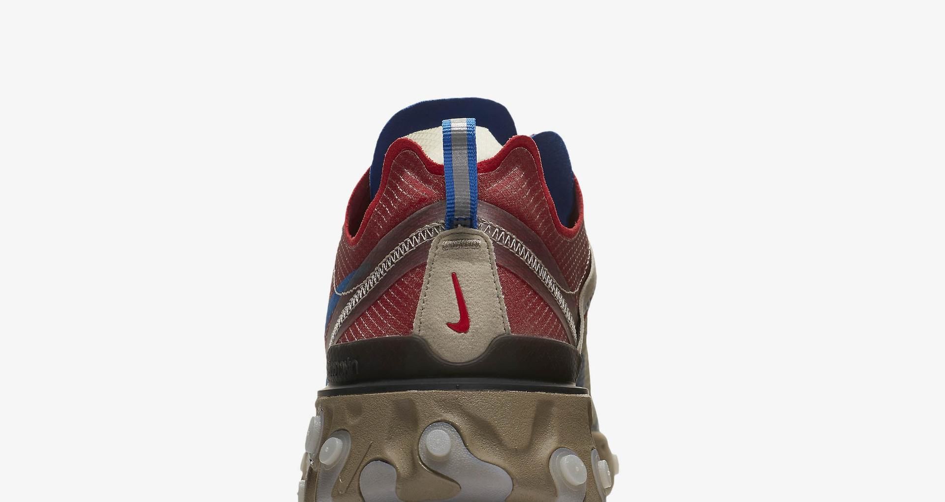 Nike React Element 87 Undercover 'Light Beige Chalk & Signal Blue ...