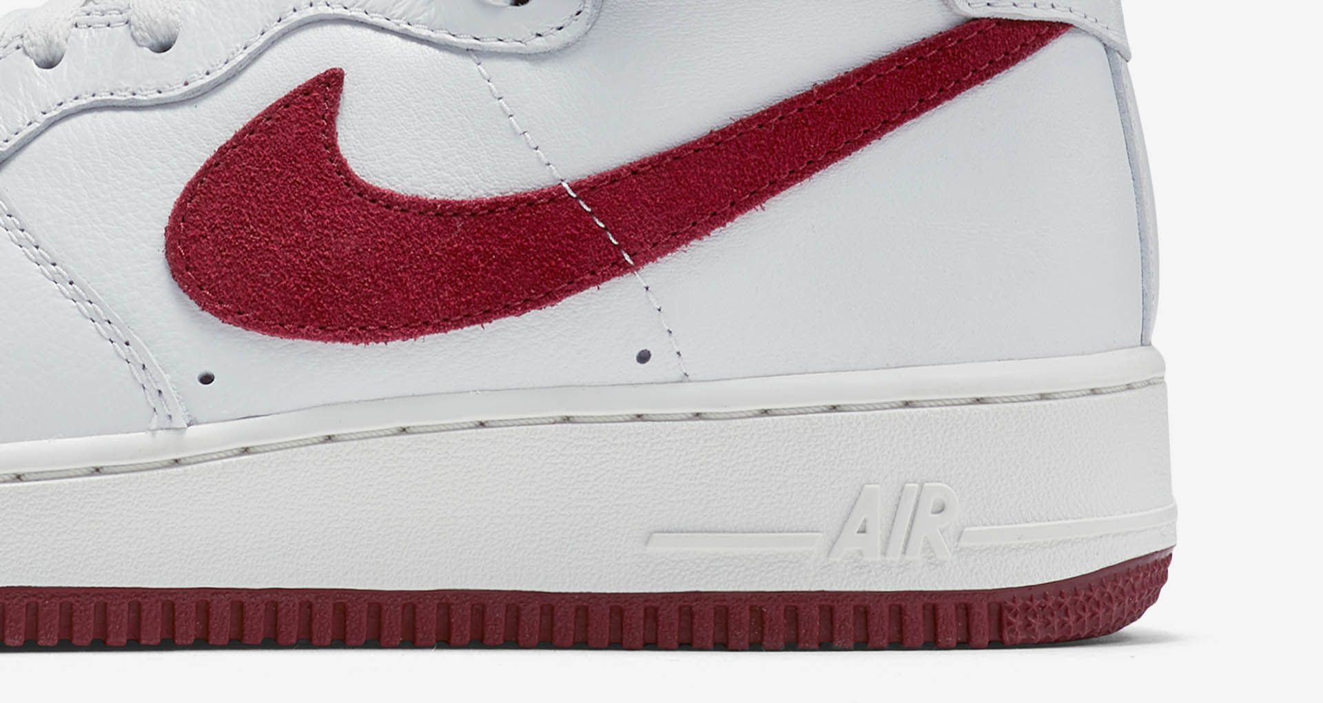 Nike Air Force 1 High 'White & Team Red'. Nike SNKRS US