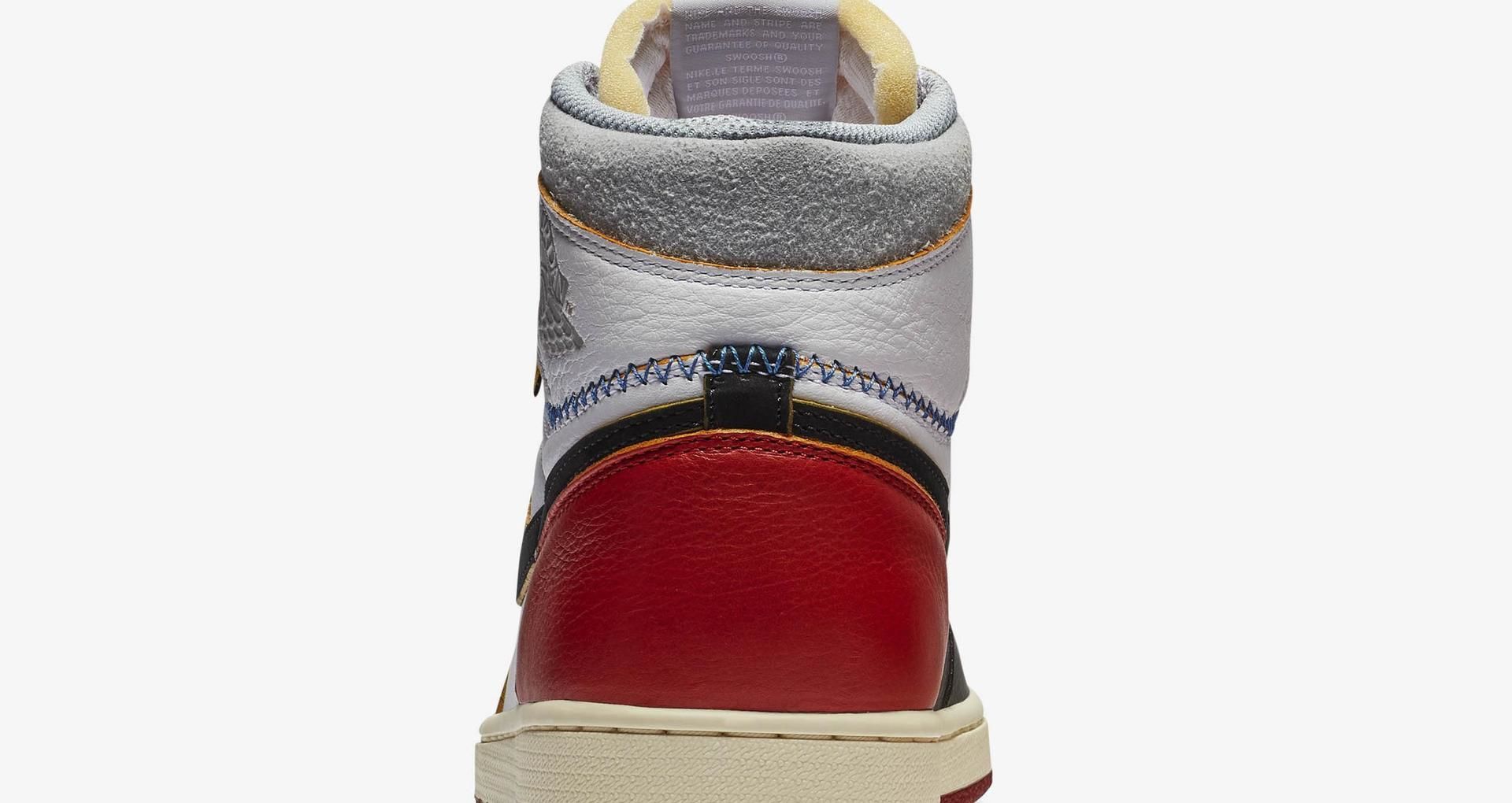 Air Jordan 1 Union Los Angeles 'White & Varsity Red & Black' Release ...