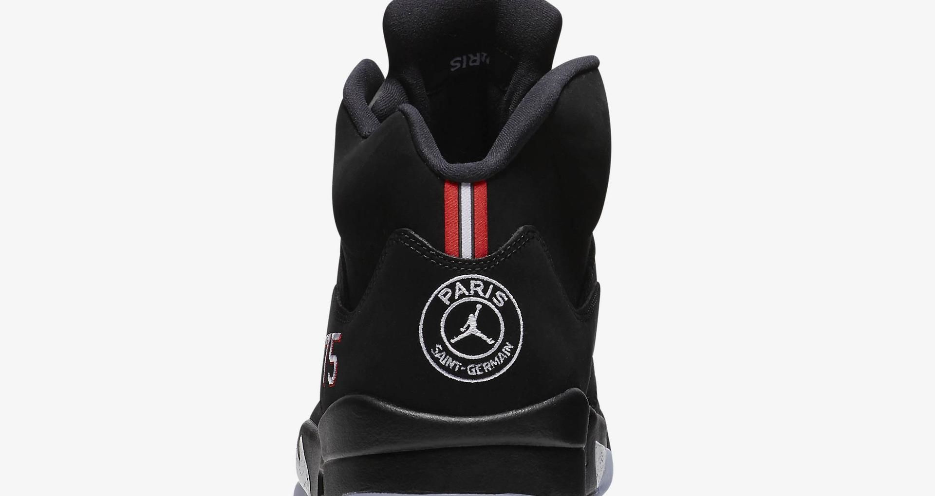 Air Jordan 5 PSG ' Black & Challenge Red' Release Date. Nike SNKRS GB