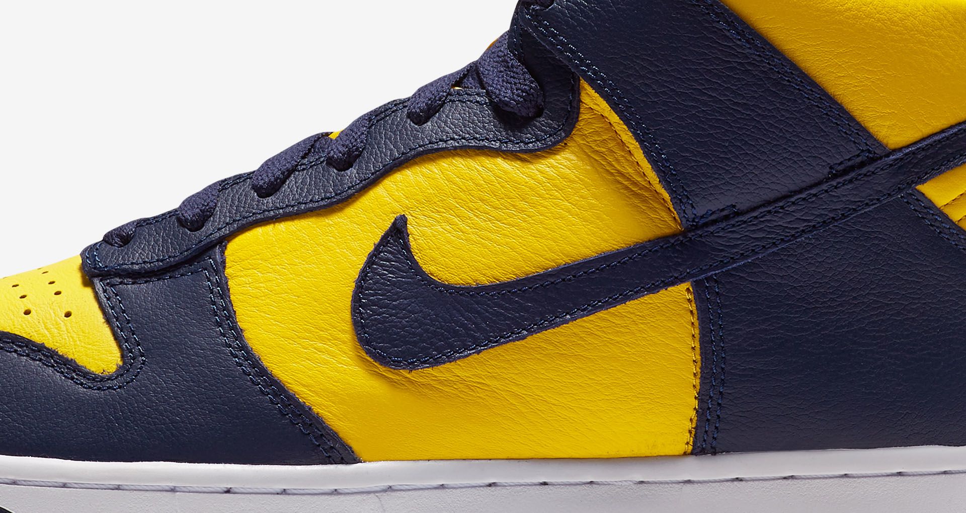 Nike College Colors Program: Nike Dunk High 'Michigan'. Nike SNKRS US