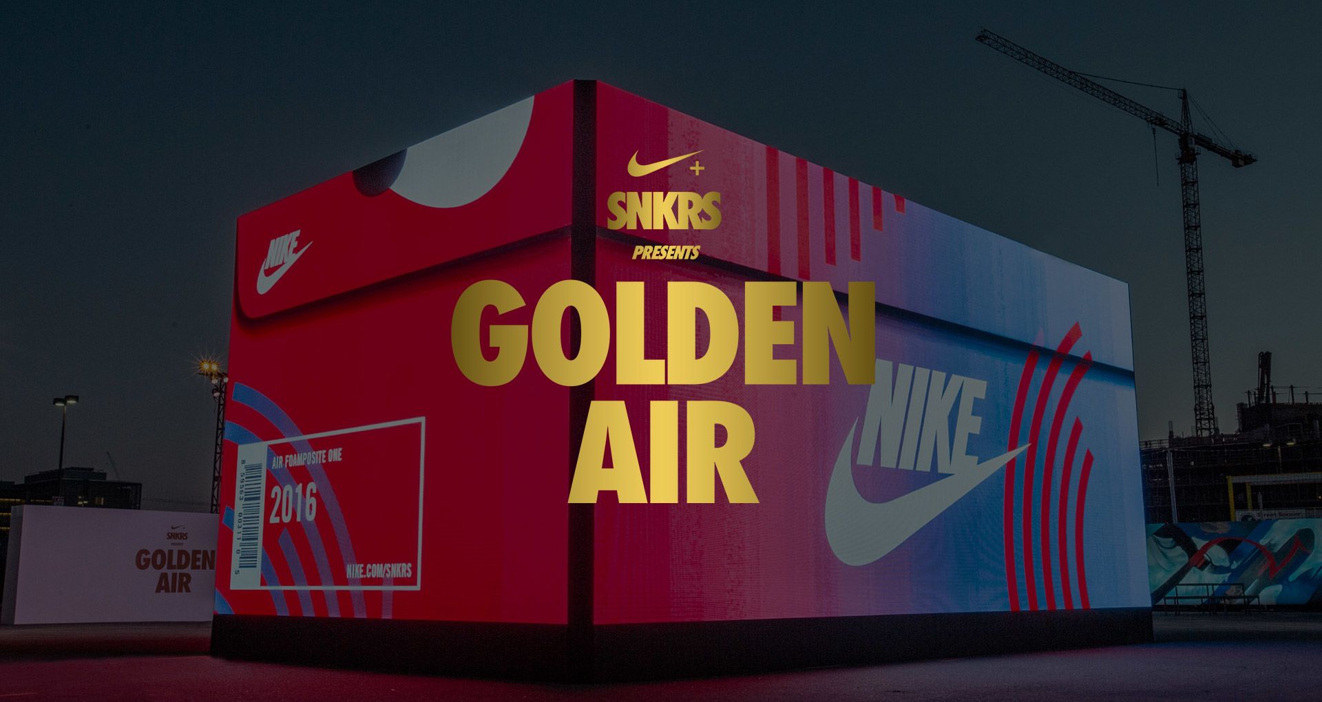 Golden Air: Unboxed. Nike SNKRS