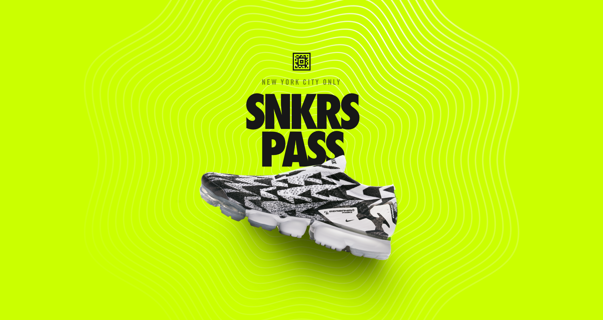 Nike Air Vapormax Moc 2 x Acronym 'Black & White' SNKRS Pass NYC. Nike SNKRS US