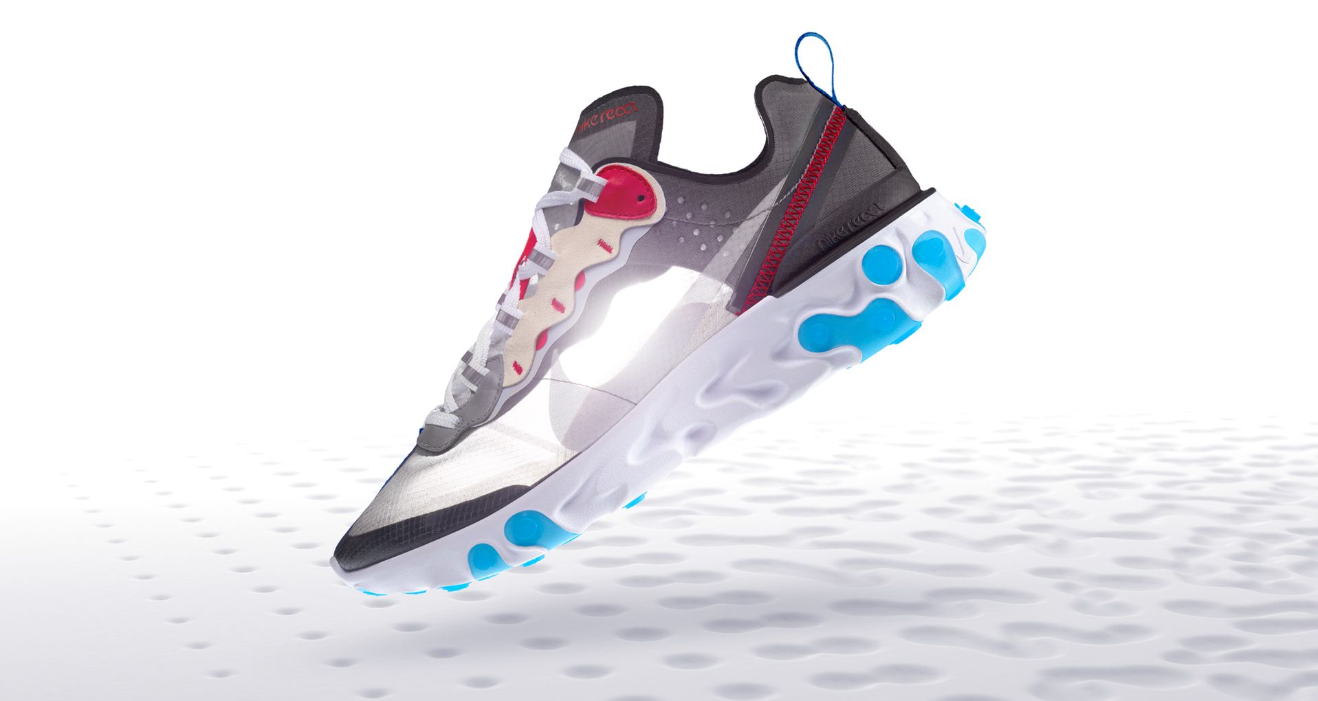 Nike React Element 87 'Pure Platinum & Photo Blue' Release Date. Nike SNKRS