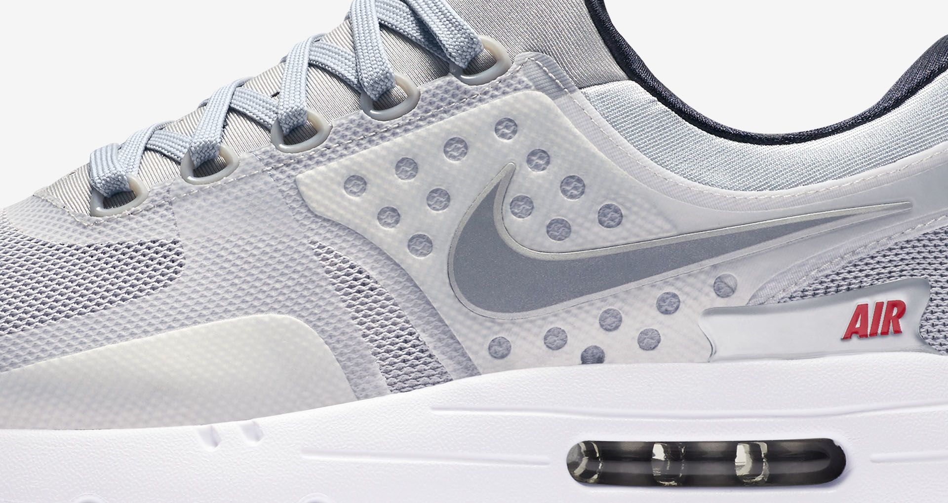 Nike Air Max Zero 'Metallic Silver & University Red'. Release Date ...