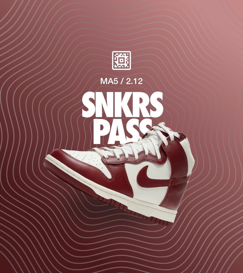 【NIKE公式】SNKRS PASS ダンク High 'Team Red' (Dun High DD1869-101). Nike SNKRS