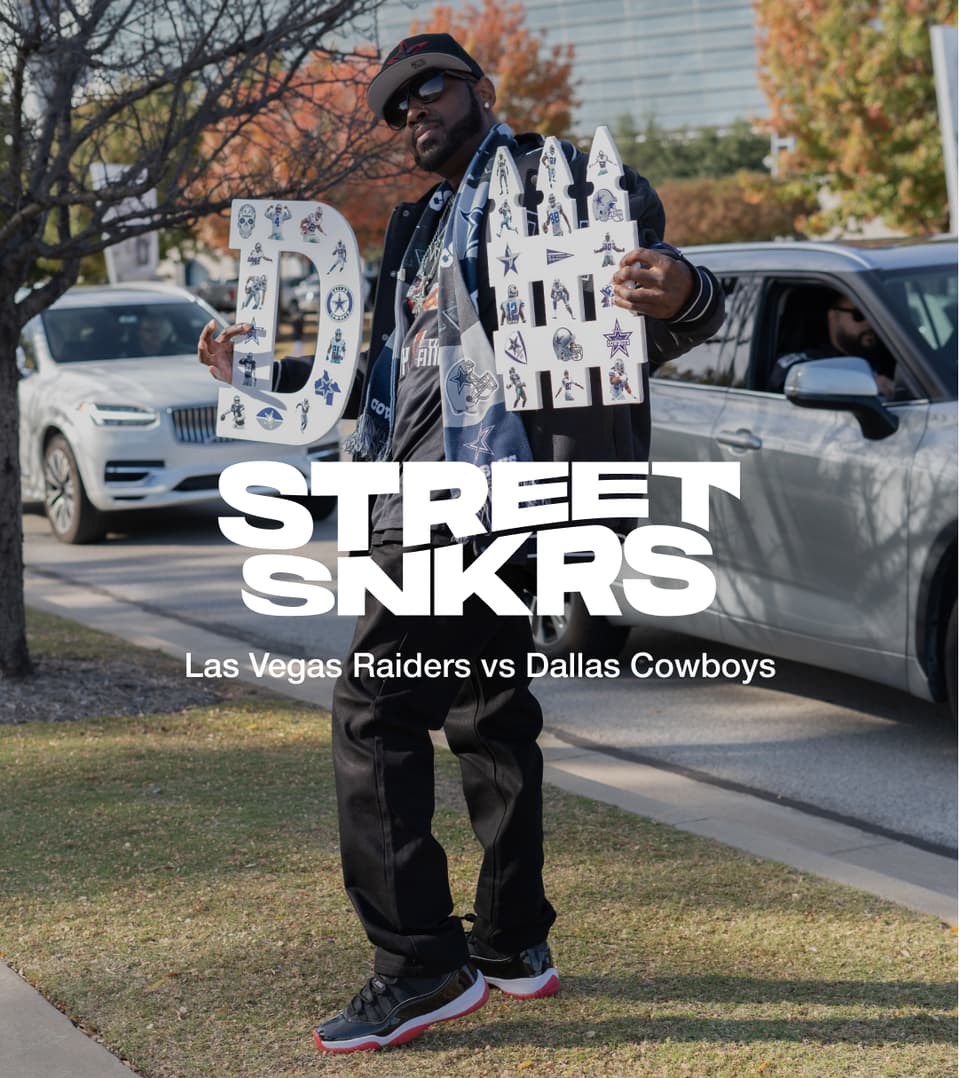 Street SNKRS: NFL Thanksgiving. Nike SNKRS
