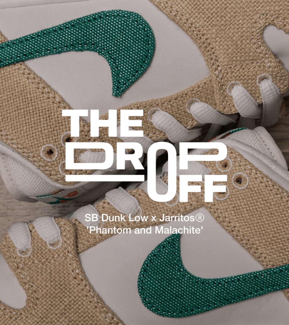 The Drop-Off: SB Dunk Low x Jarritos® „Phantom and Malachite”. Nike SNKRS