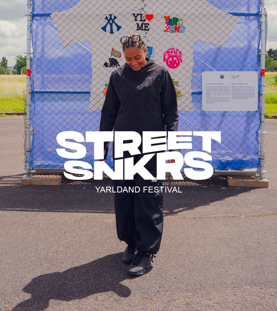 Street SNKRS: YARDLAND FESTIVAL. Nike SNKRS BG